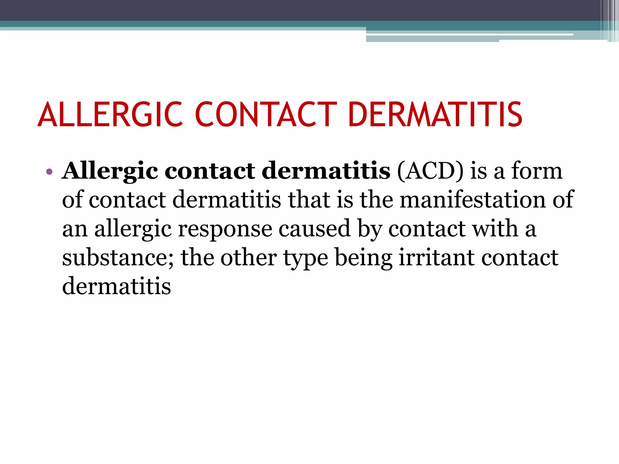 Dermatitis | PPTX