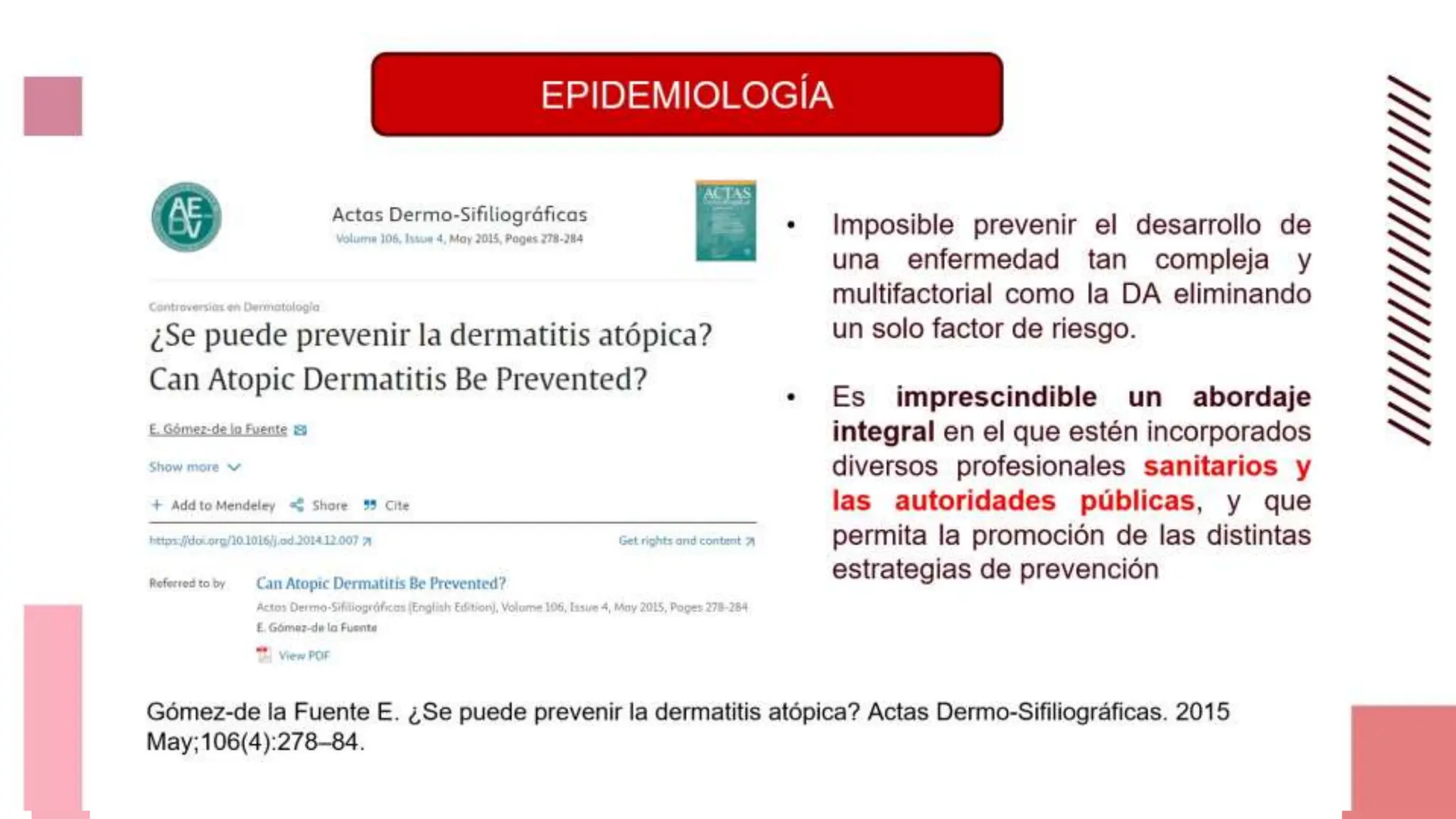 (2024-01-30)-Dermatitis atópica: Descifrándola (PPT) | PPT