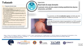 Sesión Académica del CRAIC "Dermatitis atópica: desencadenantes ...