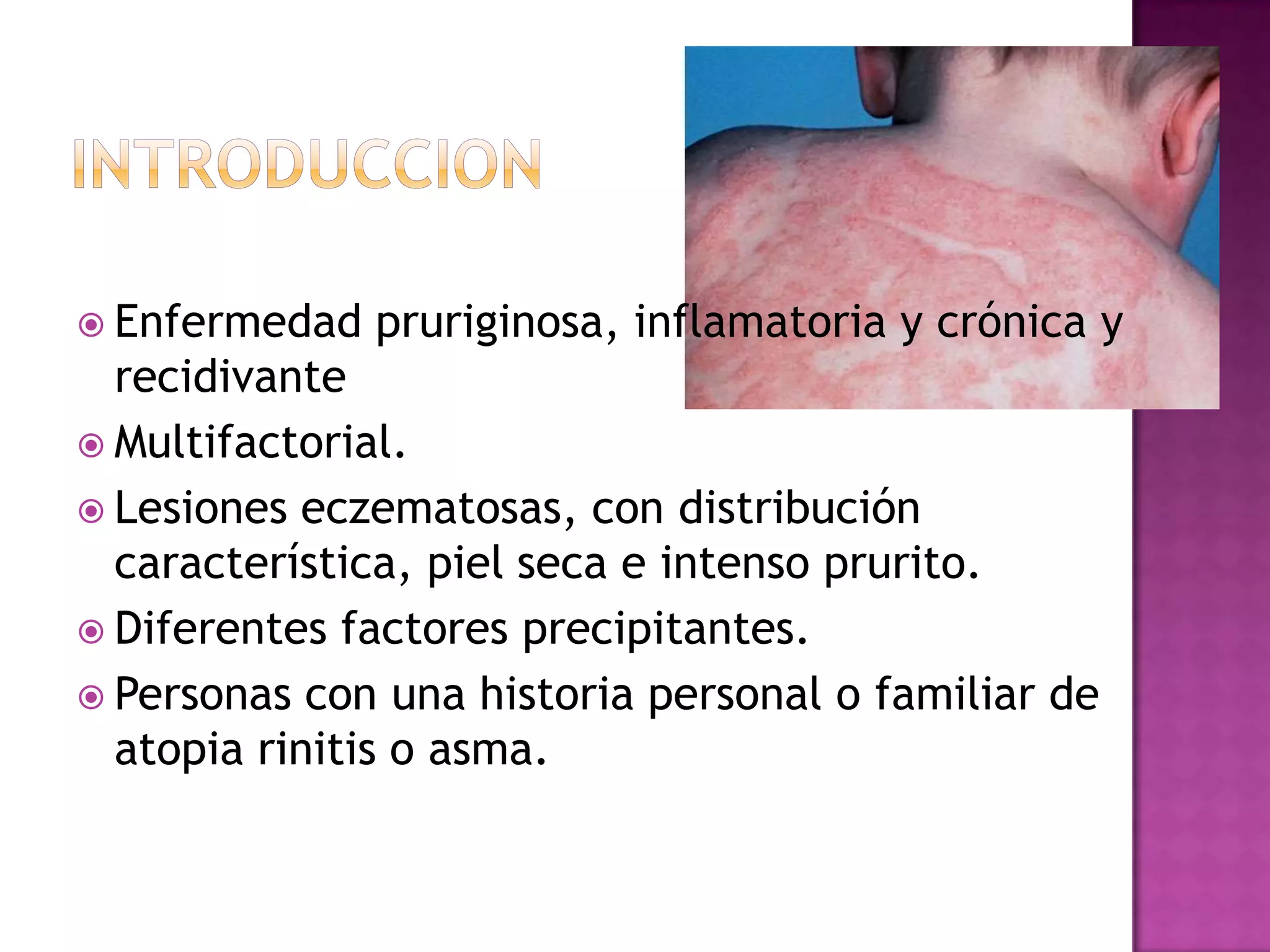Dermatitis atopica presentacion | PPTX