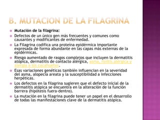 Dermatitis atopica presentacion | PPTX