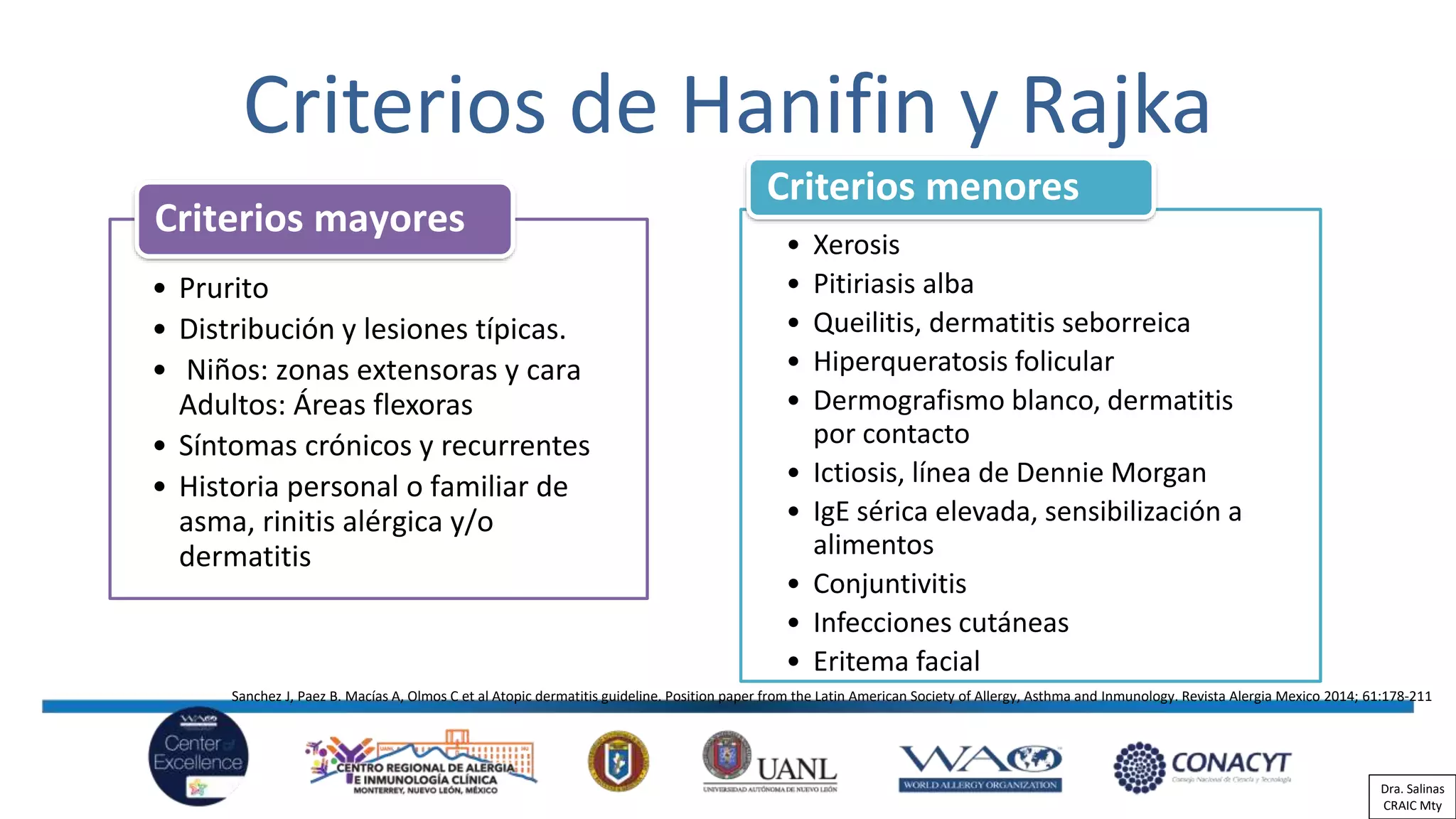 Dermatitis atópica sesión clínica | PDF