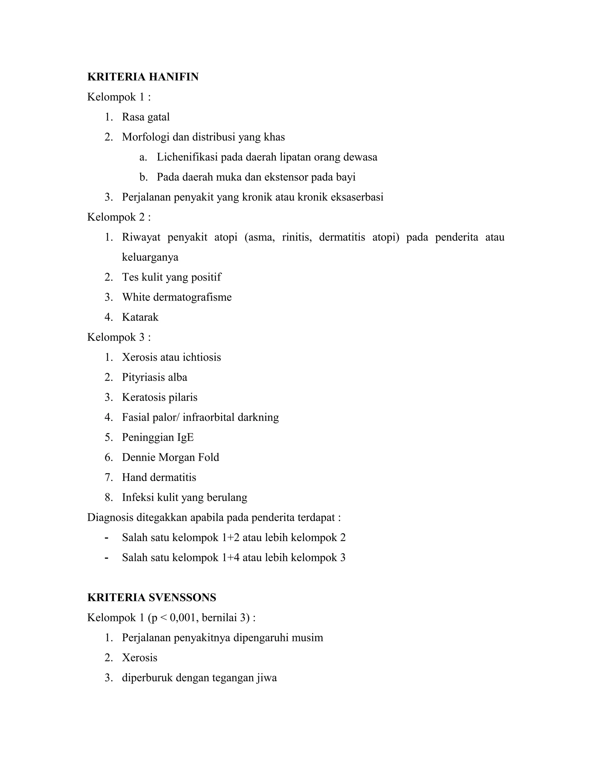 Atopic dermatitis | DOC