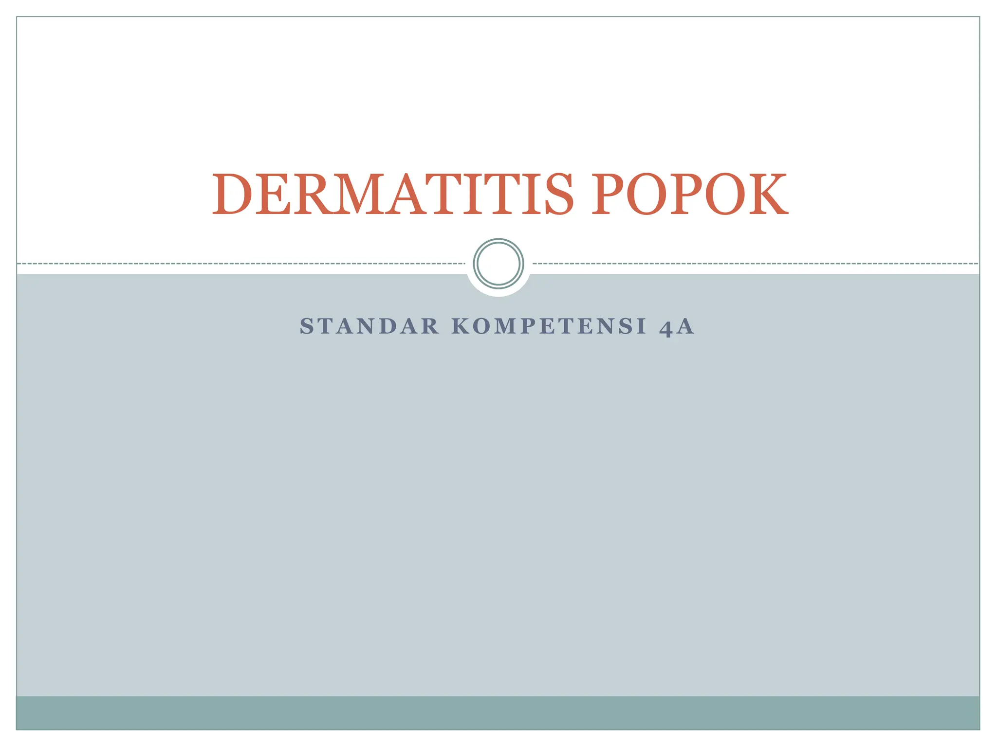 power point Dermatitis popok untuk pembelajaran | PPTX