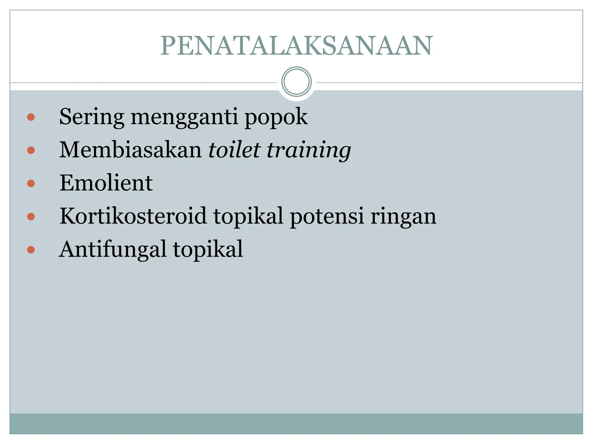 power point Dermatitis popok untuk pembelajaran | PPTX