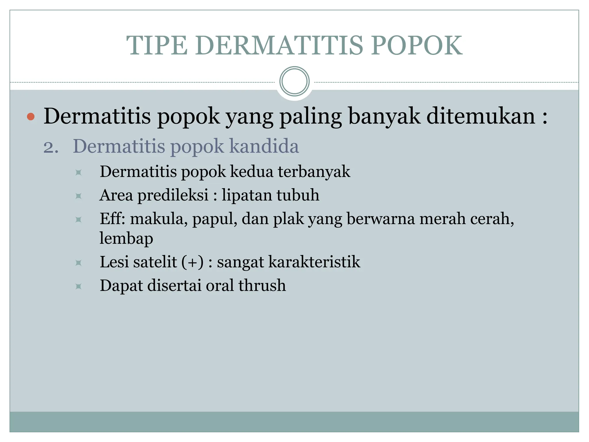 power point Dermatitis popok untuk pembelajaran | PPTX