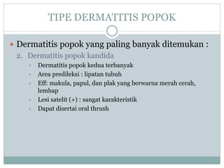 power point Dermatitis popok untuk pembelajaran | PPTX