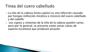 Dermatitis por hongos en la piel | PPTX