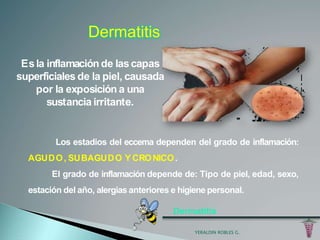 DERMATITIS, TIPOS Y TRATAMIENTOS.pptx