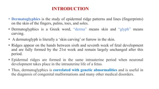 DERMATOGLYPHICS.pptx by shree charan N | PPTX