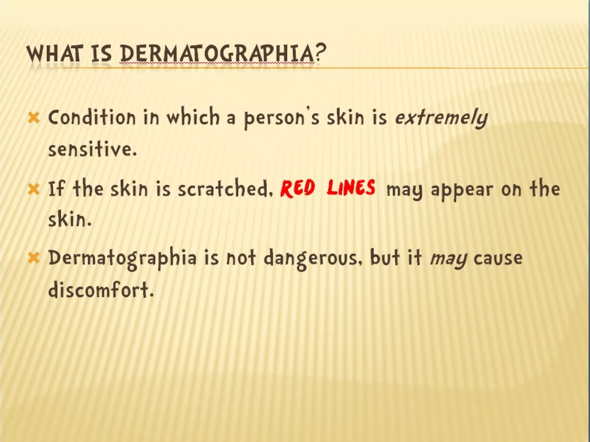 Dermatographia by Grace V. | PPT