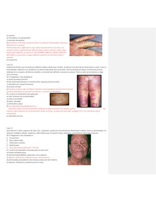 Resumen ENARM Dermatología | PDF