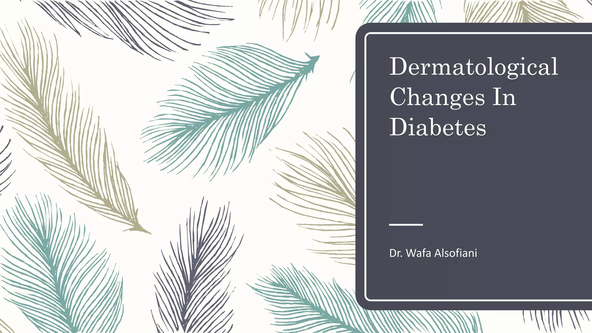 Dermatological changes in diabetes | PDF