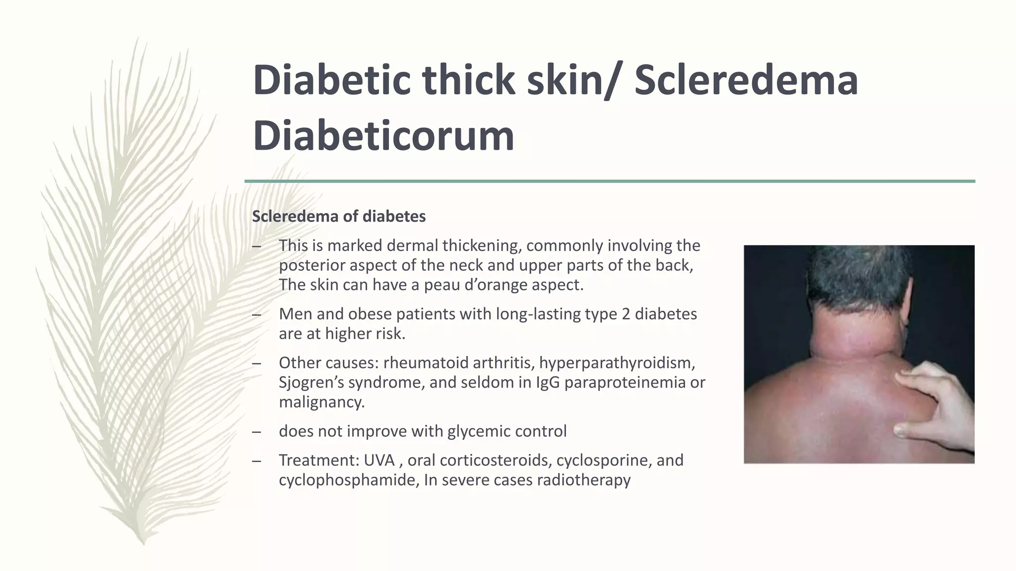 Dermatological changes in diabetes | PDF