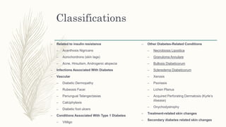 Dermatological changes in diabetes | PDF