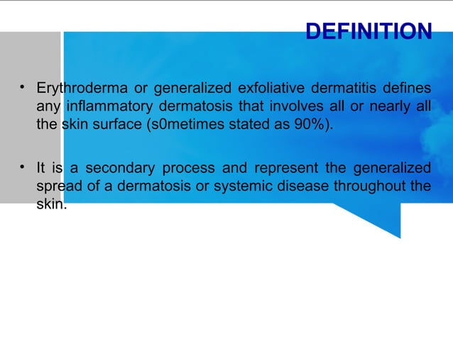 Dermatological emergency | PPT