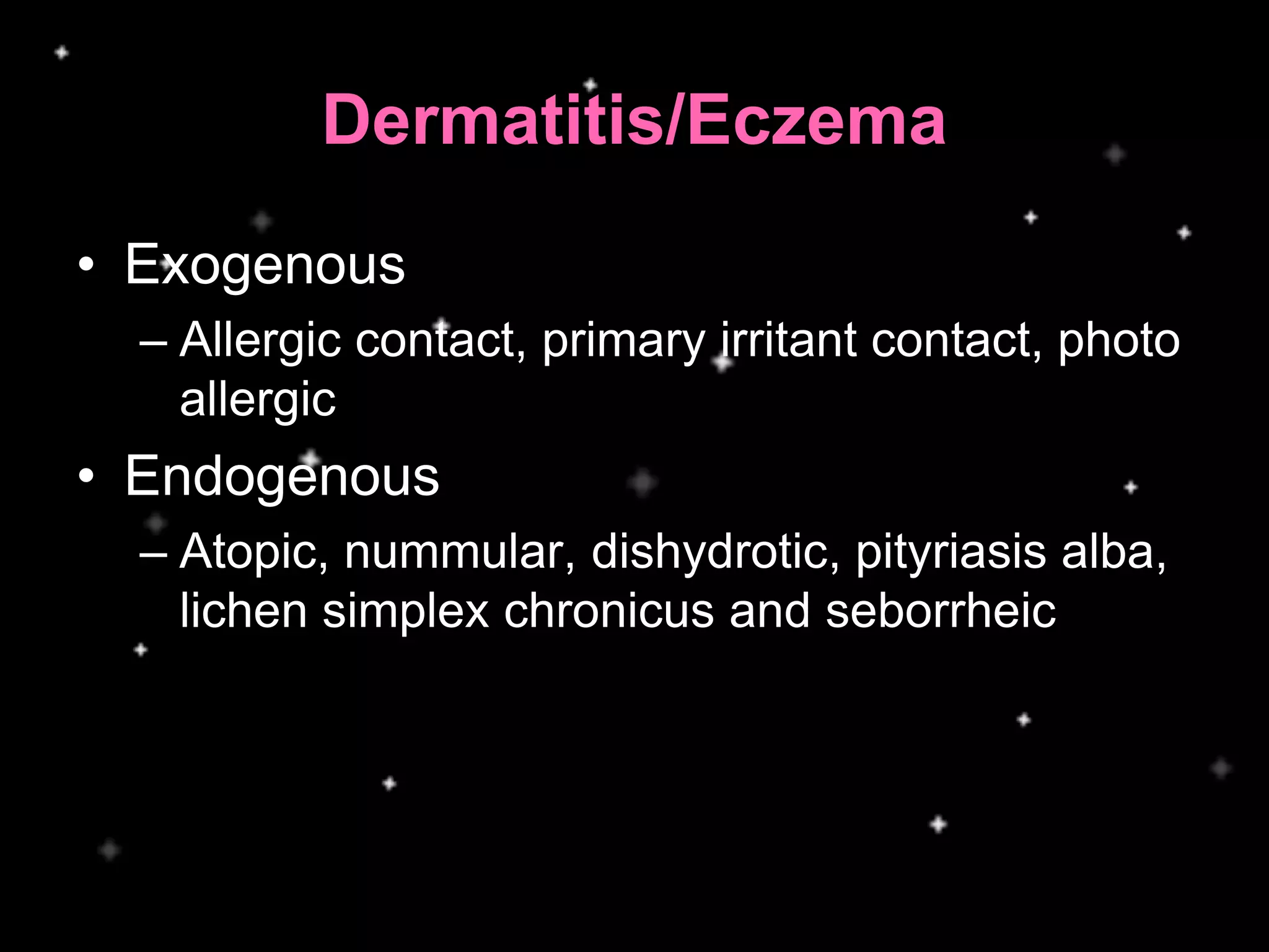 Dermatology - Common Skin Diseases | PPTX