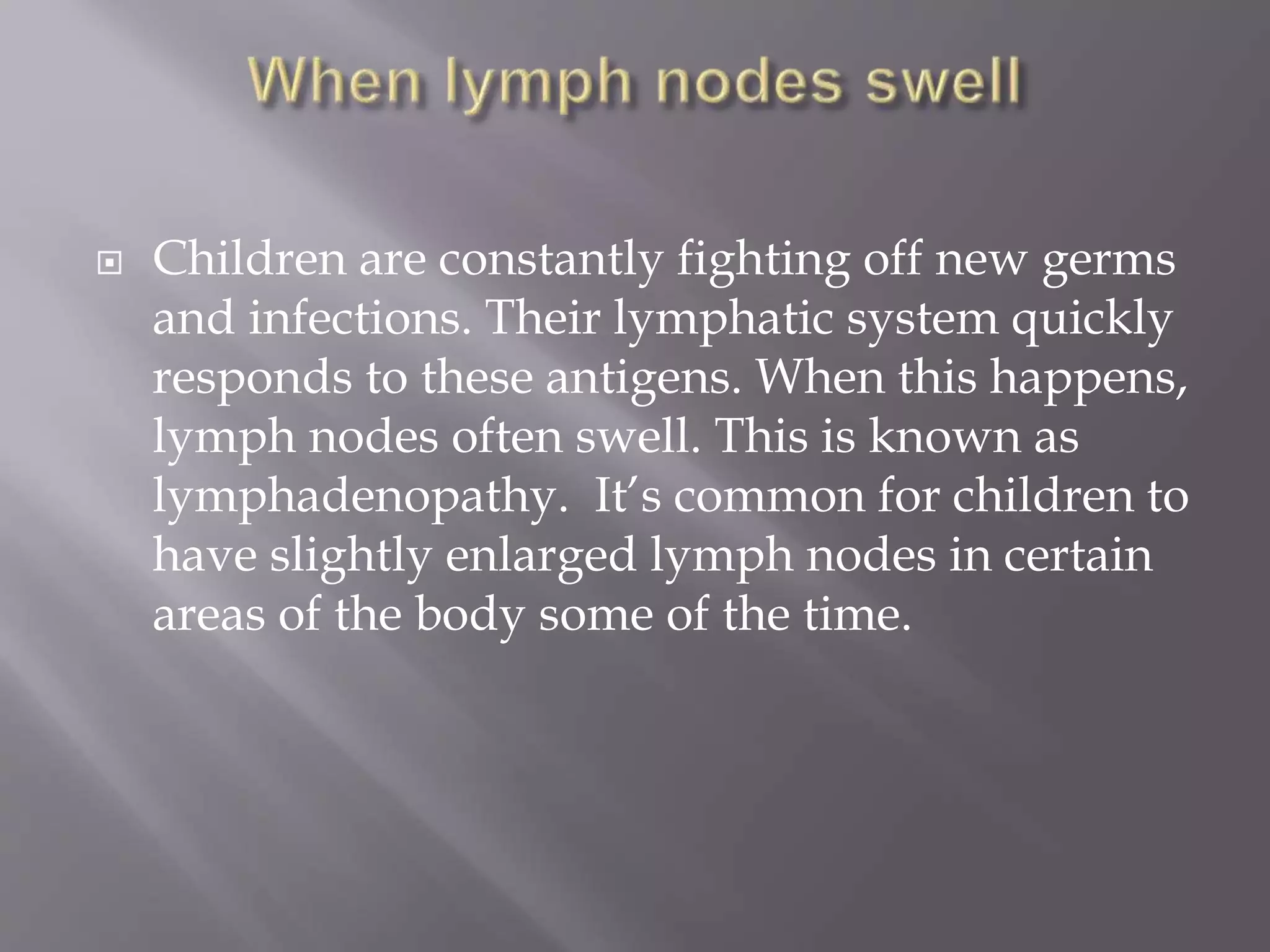 pediatrical Dermatology and lymphatics | PPTX