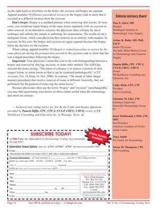Dermatology coding alert vol5 no2 2009 (cite) | PDF