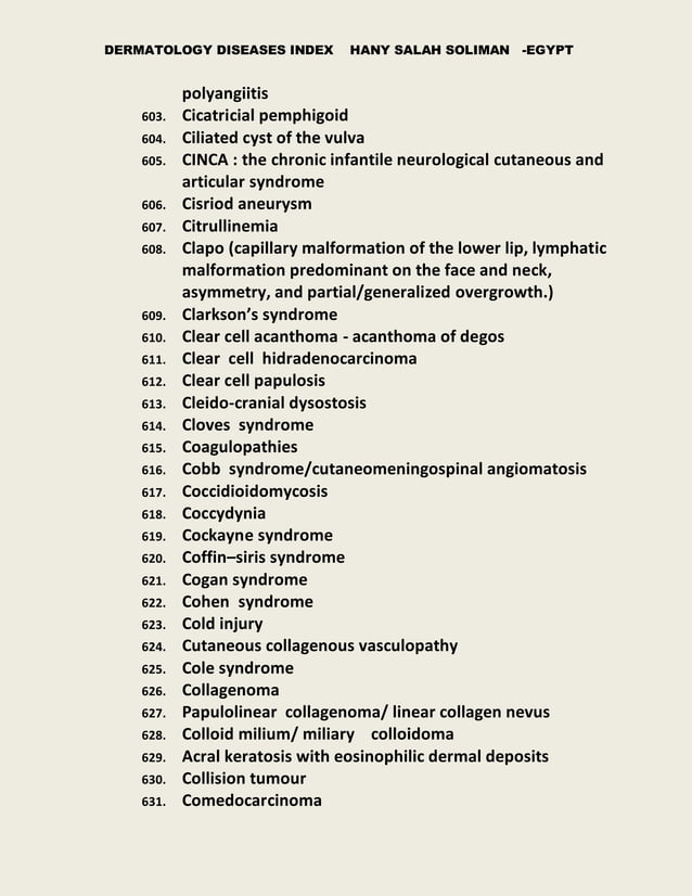 Dermatology diseases Index 3rd edition october 2024.pdf