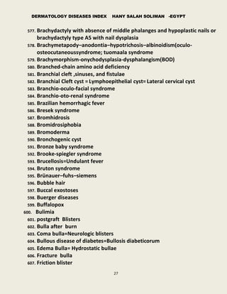 Dermatology diseases Index September 2025.pdf