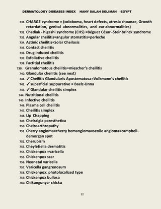 Dermatology diseases Index September 2025.pdf