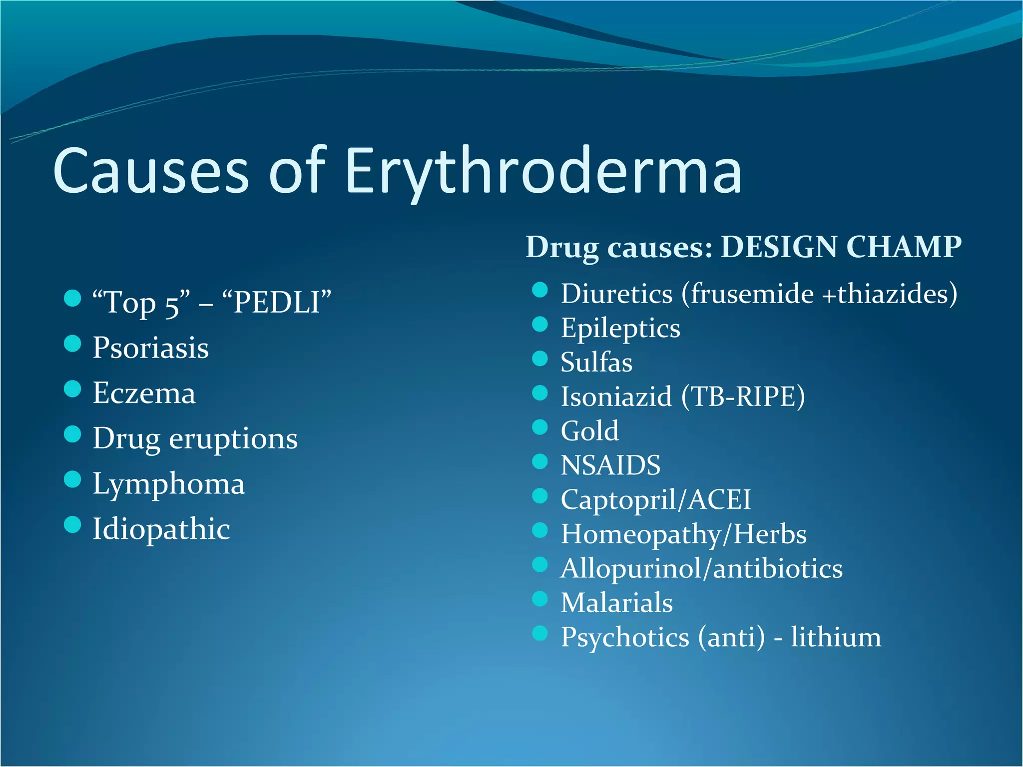 Dermatology emergencies grand rounds | PPT