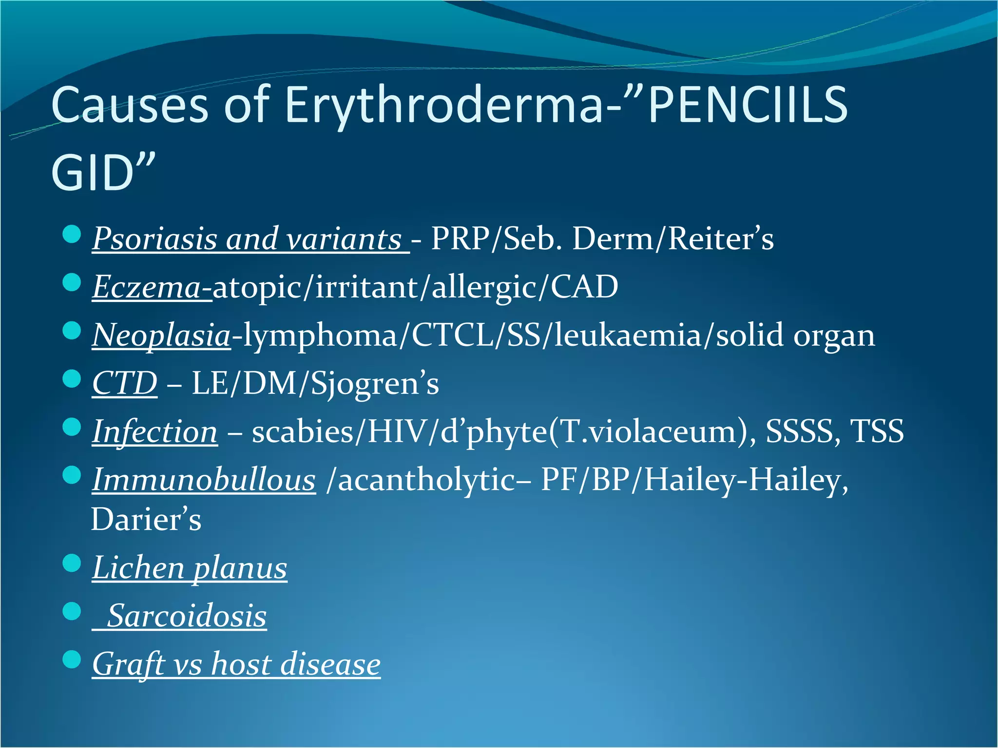 Dermatology emergencies grand rounds | PPT