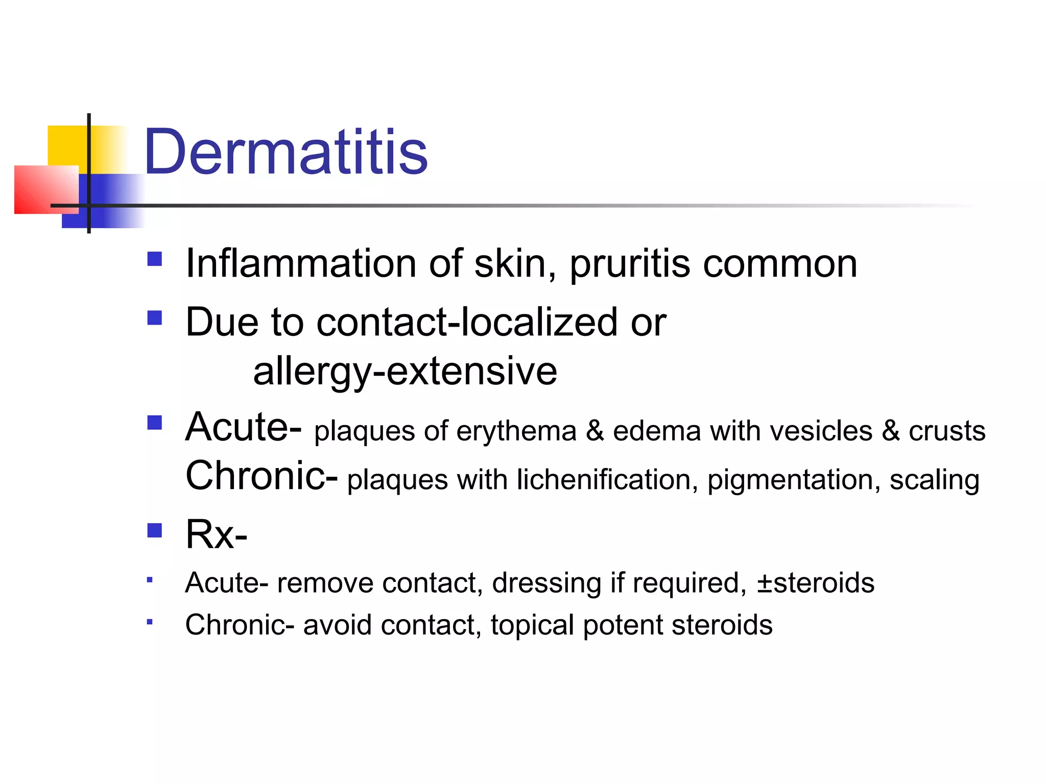 Dermatology for internist | PPT