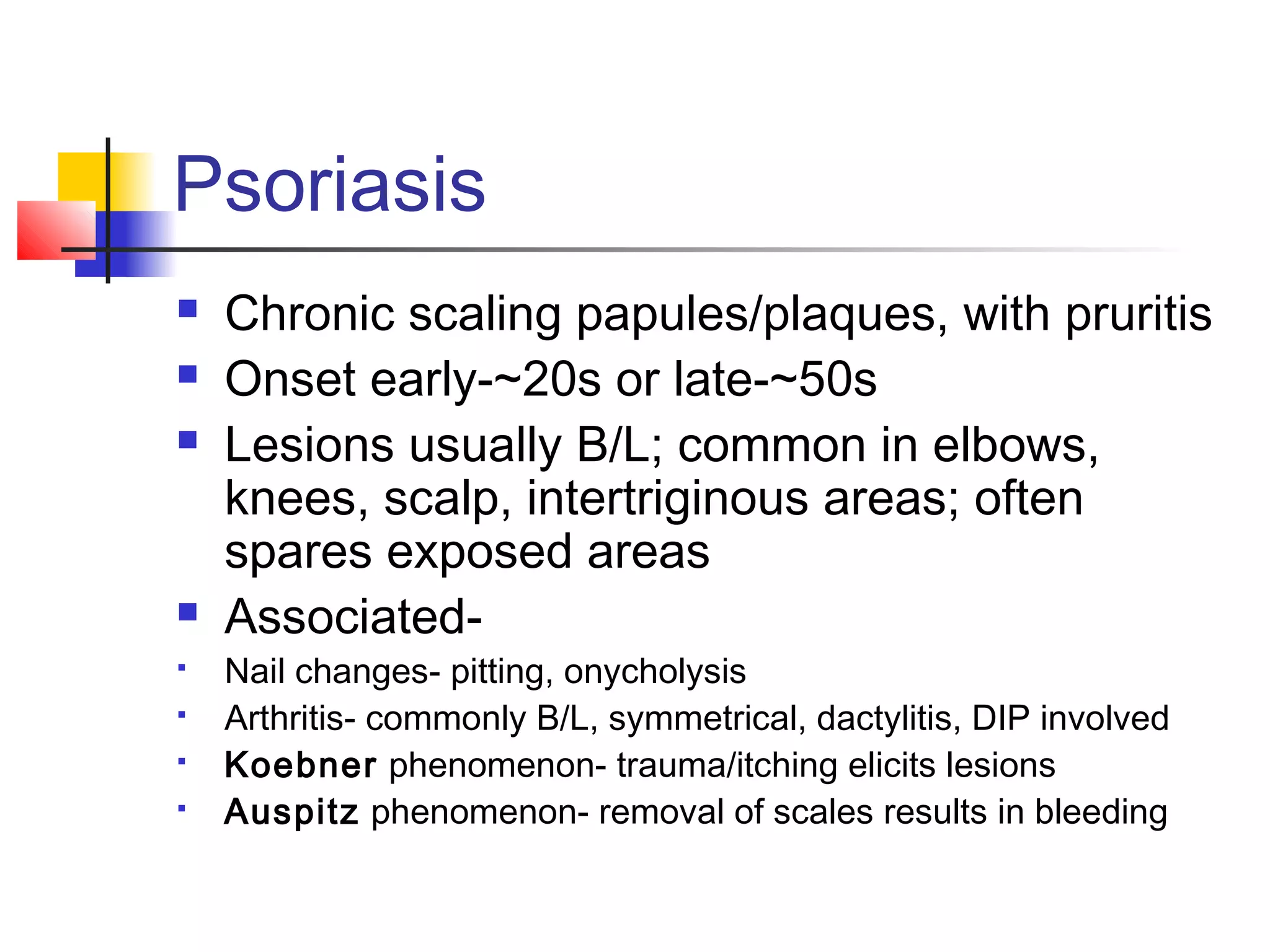 Dermatology for internist | PPT
