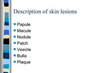 Dermatology in general | PPT