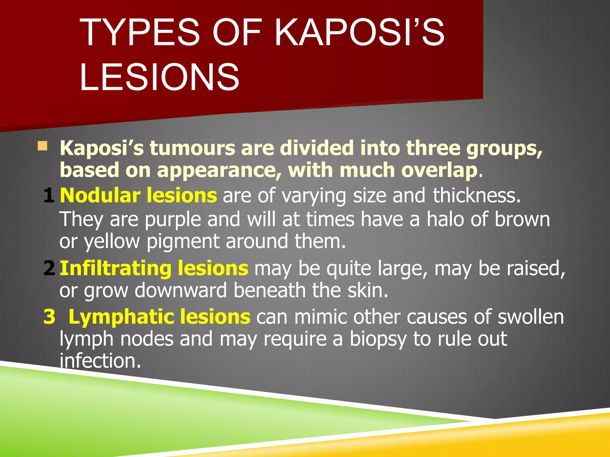 Dermatology(kaposis sarcoma) | PPTX