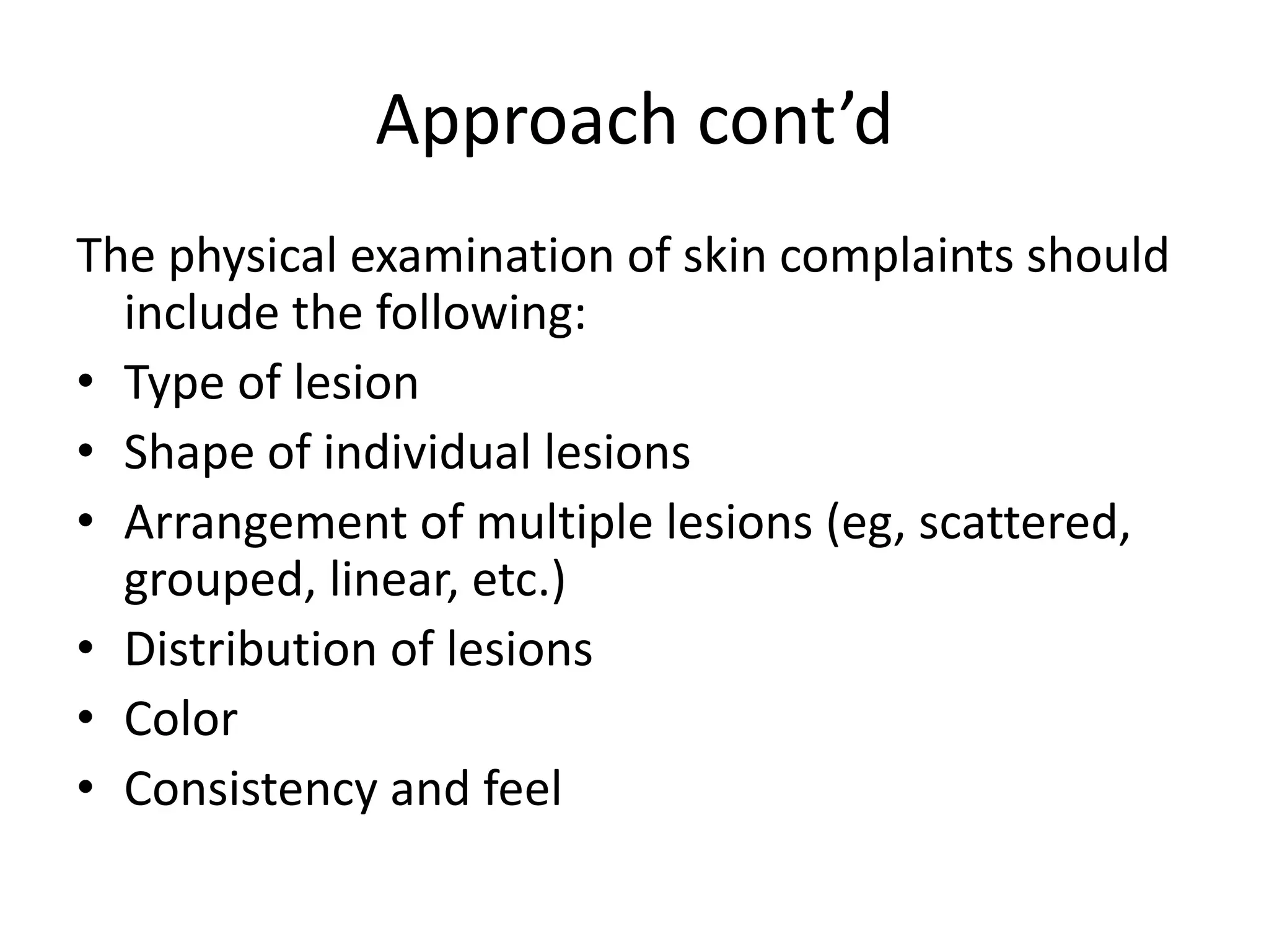 Dermatology lecture notes | PPTX