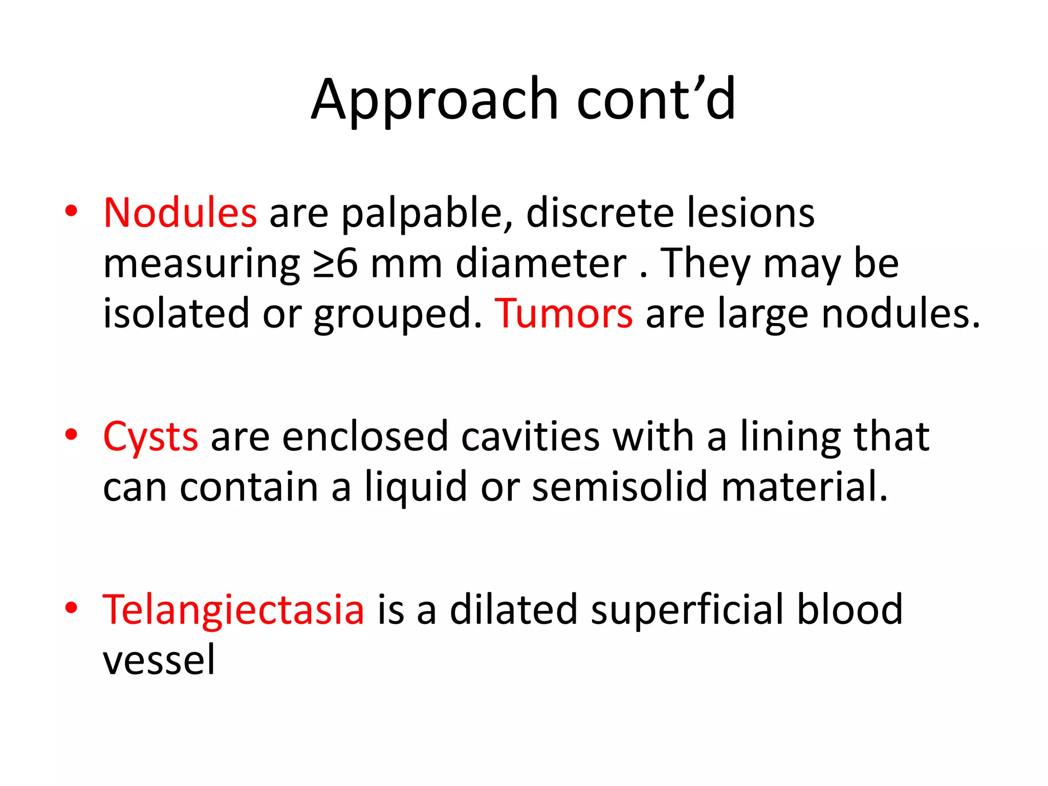 Dermatology lecture notes | PPTX