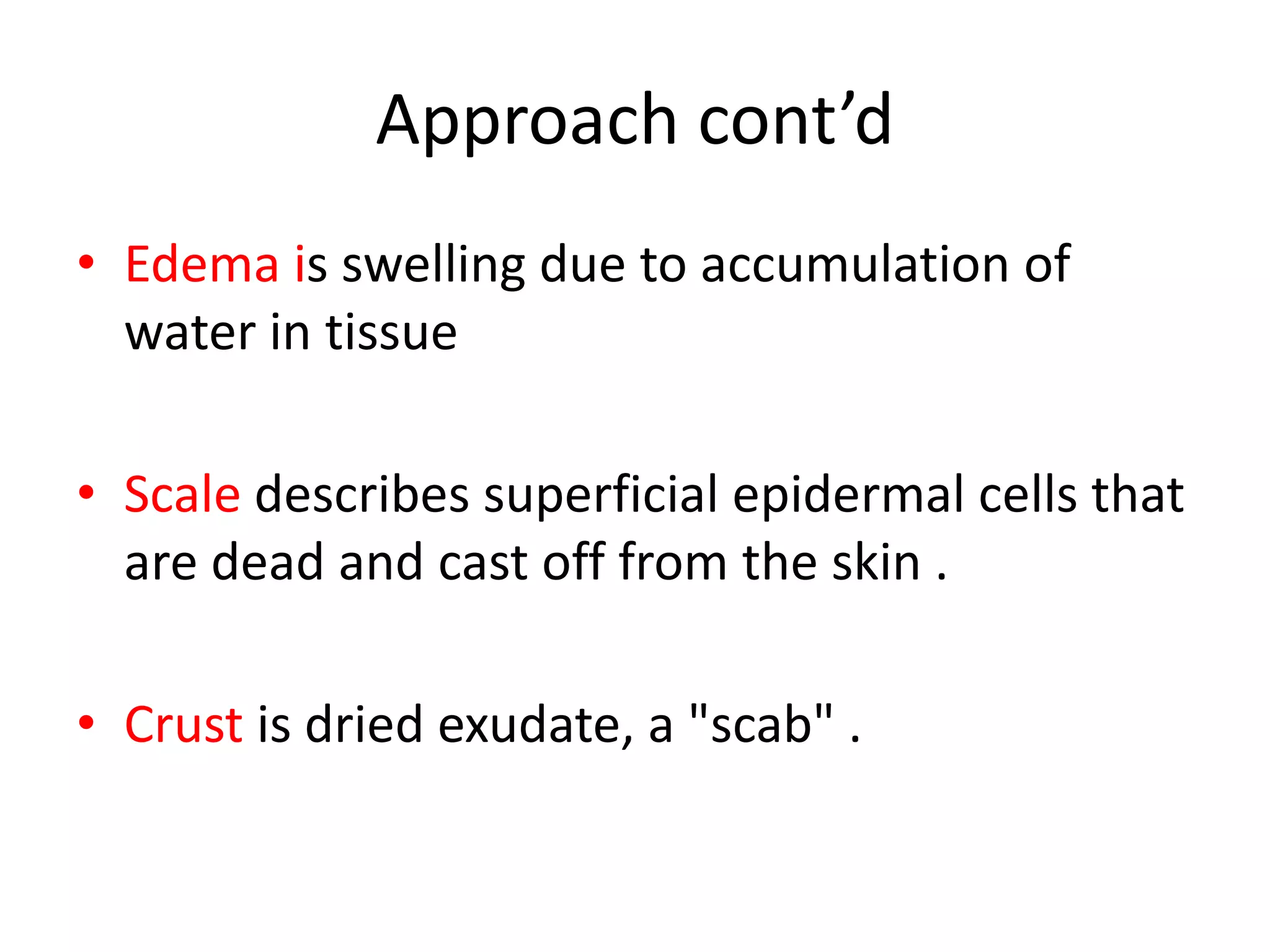 Dermatology lecture notes | PPTX