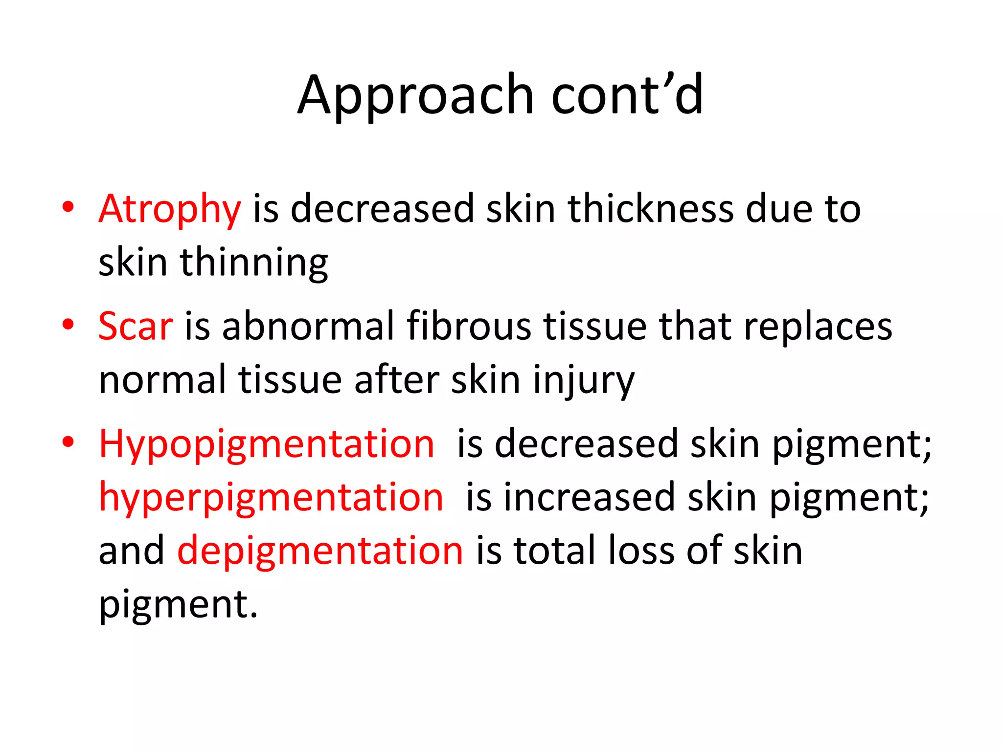 Dermatology lecture notes | PPTX