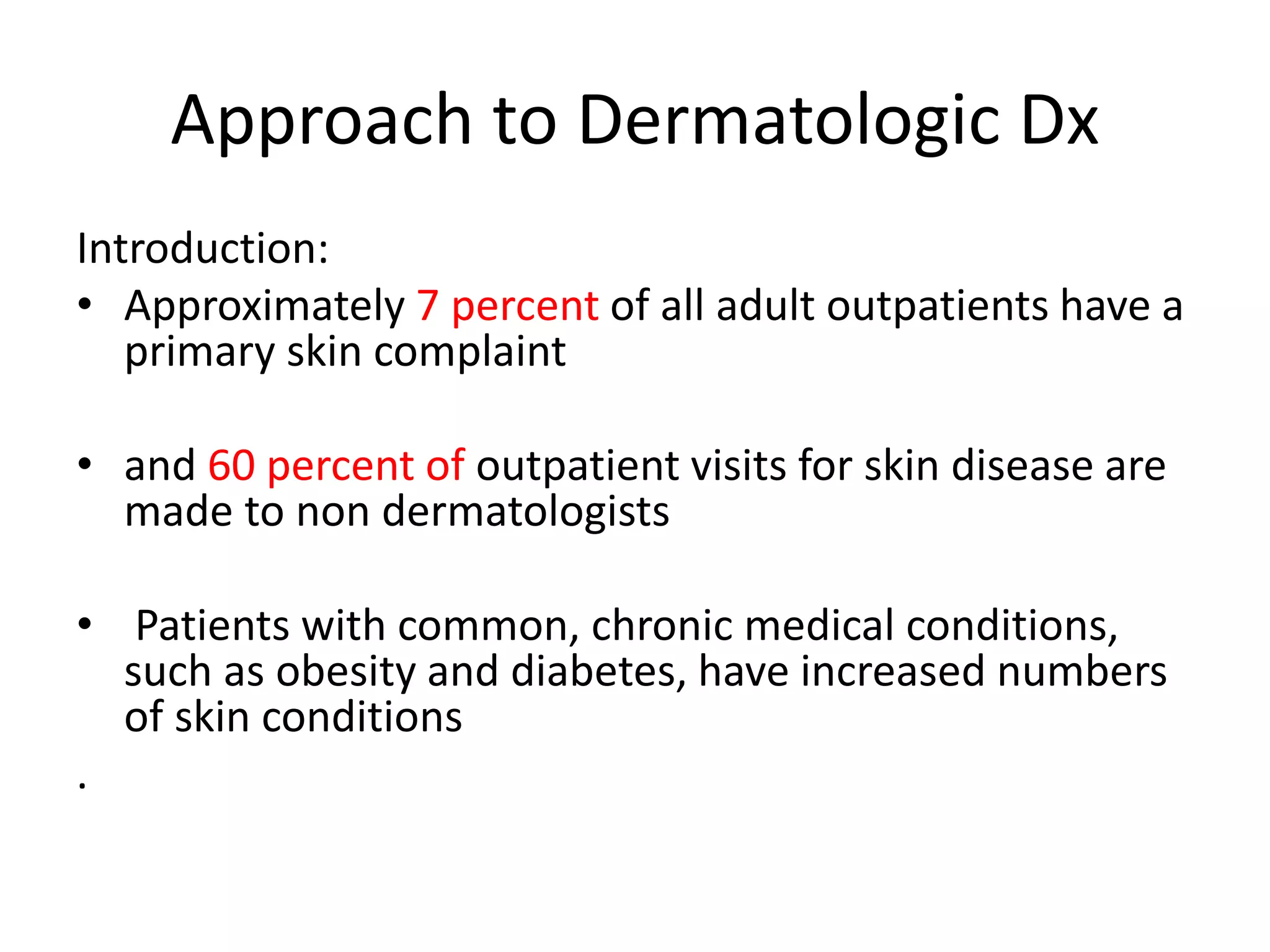 Dermatology lecture notes | PPTX