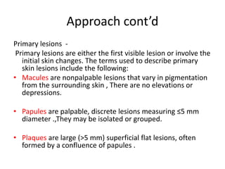 Dermatology lecture notes | PPTX