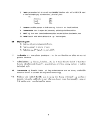 Dermatology, Lecture Notes on some Common & Serious Skin & Venereal ...