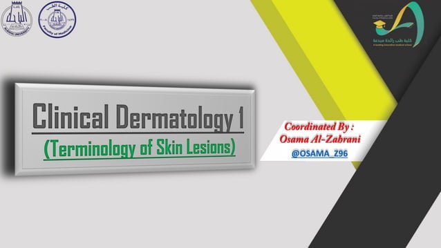 Dermatology (terminology of skin lesions) | PDF | Skin and Dermatology ...