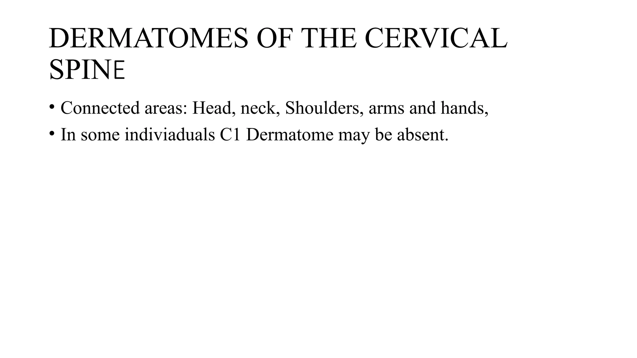 DERMATOMES AND REFERRED PAIN.prentationx | PPTX