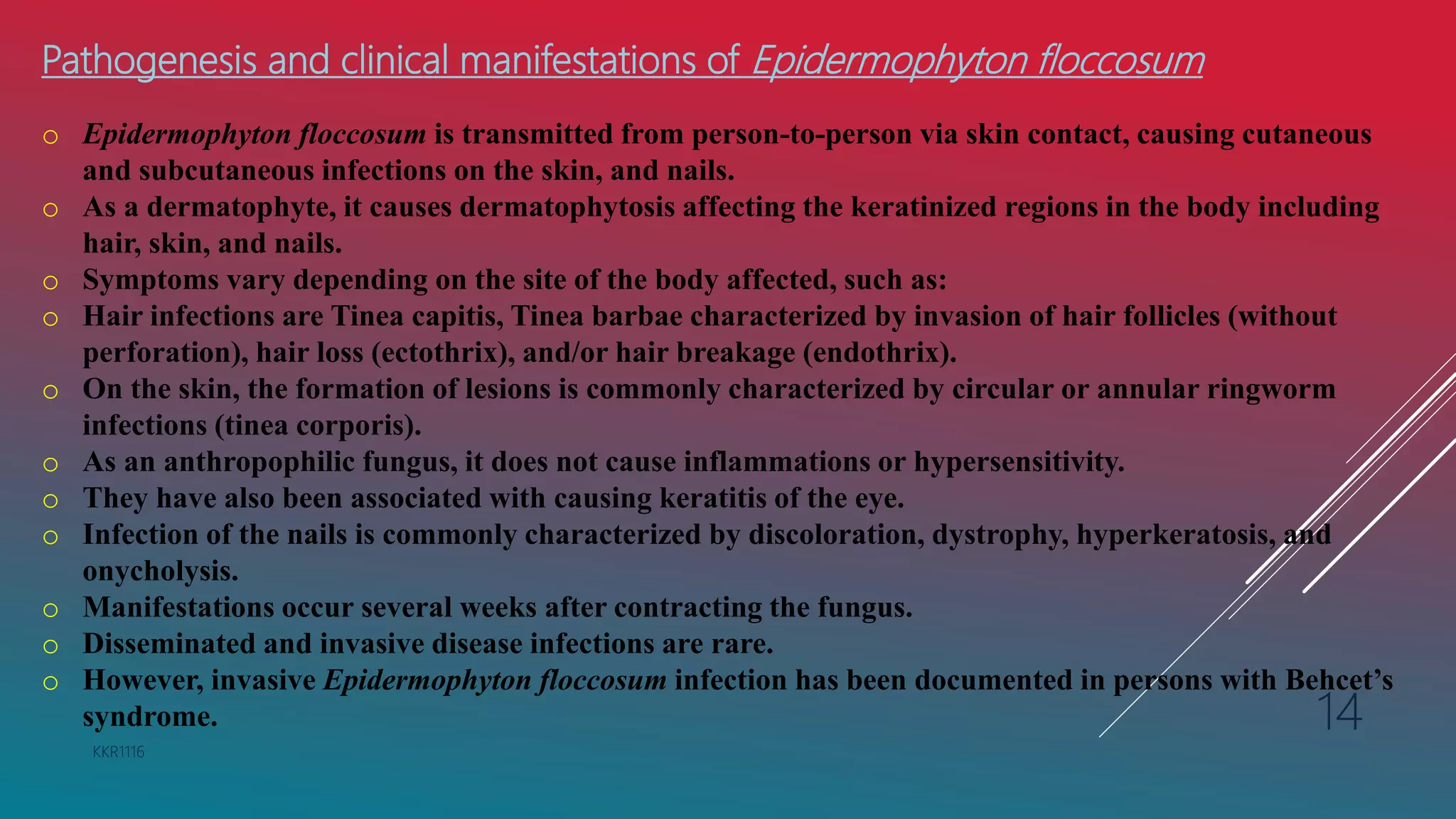 Dermatomycosis | PPTX