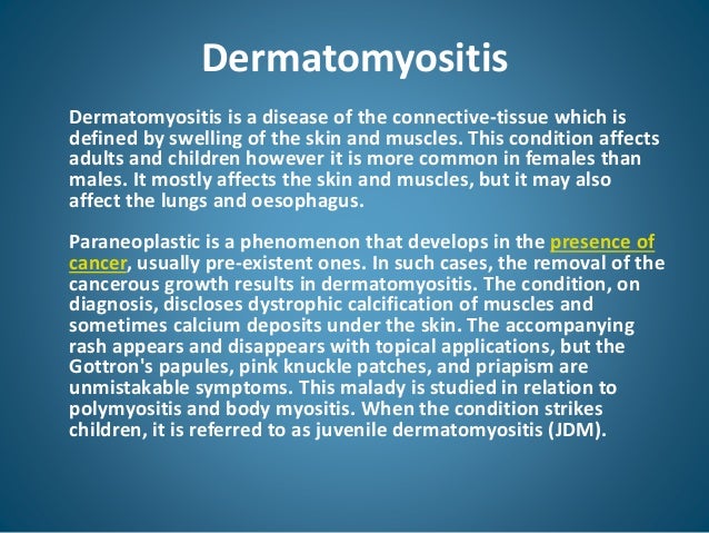 Dermatomyositis