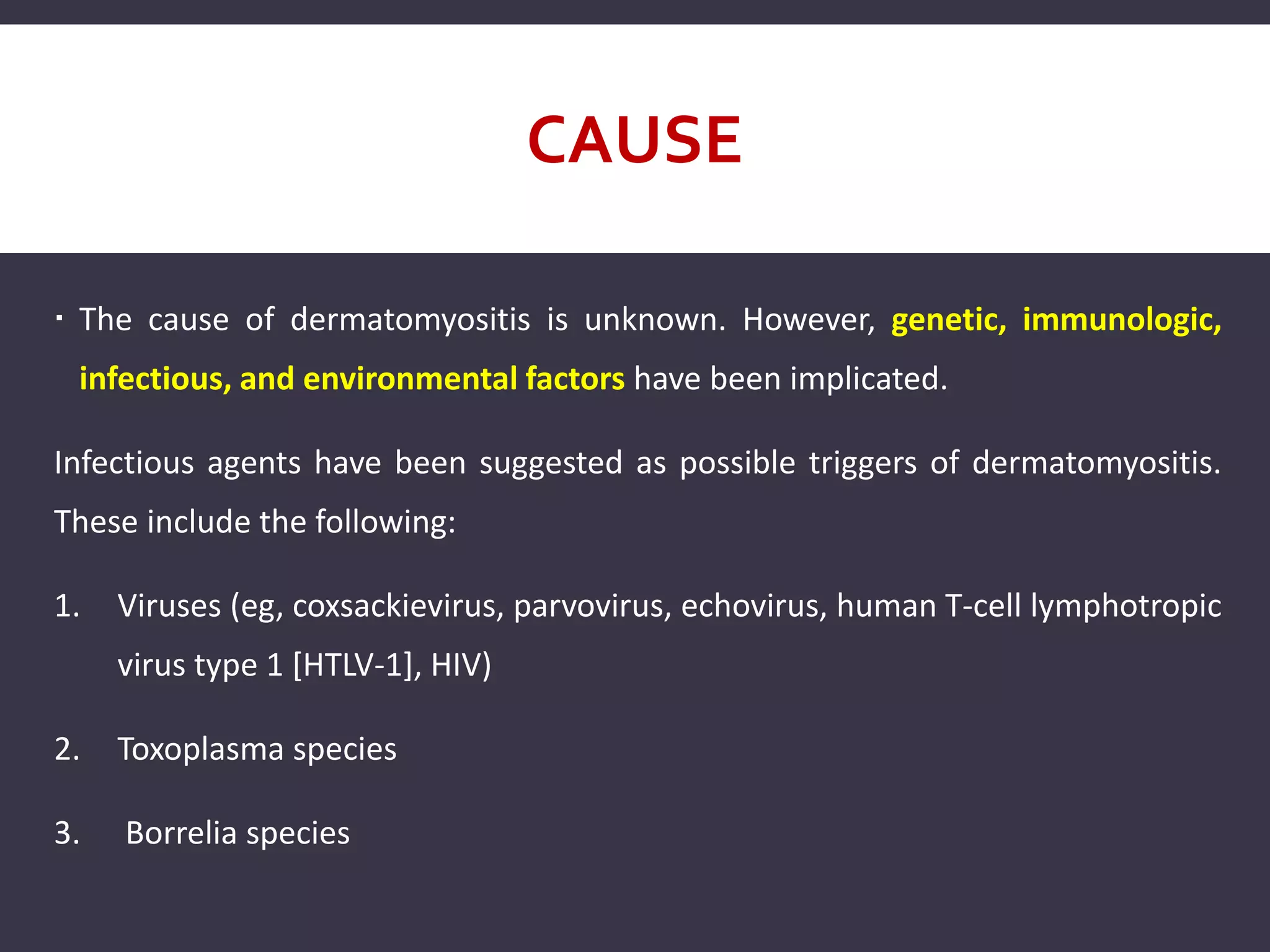 Dermatomyositis | PPTX