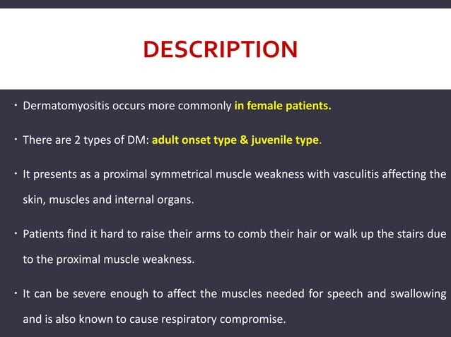 Dermatomyositis | PPTX