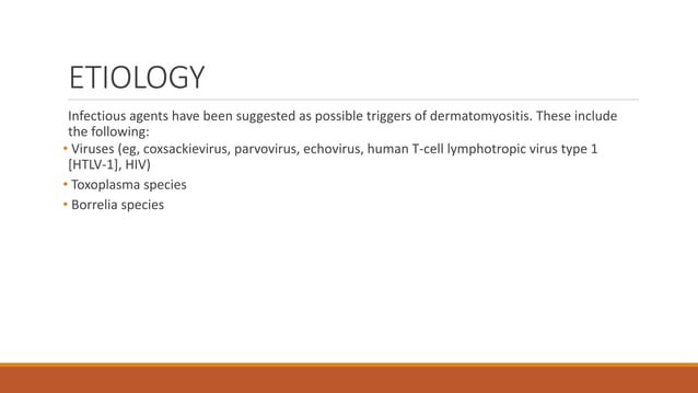 Dermatomyositis | PPTX