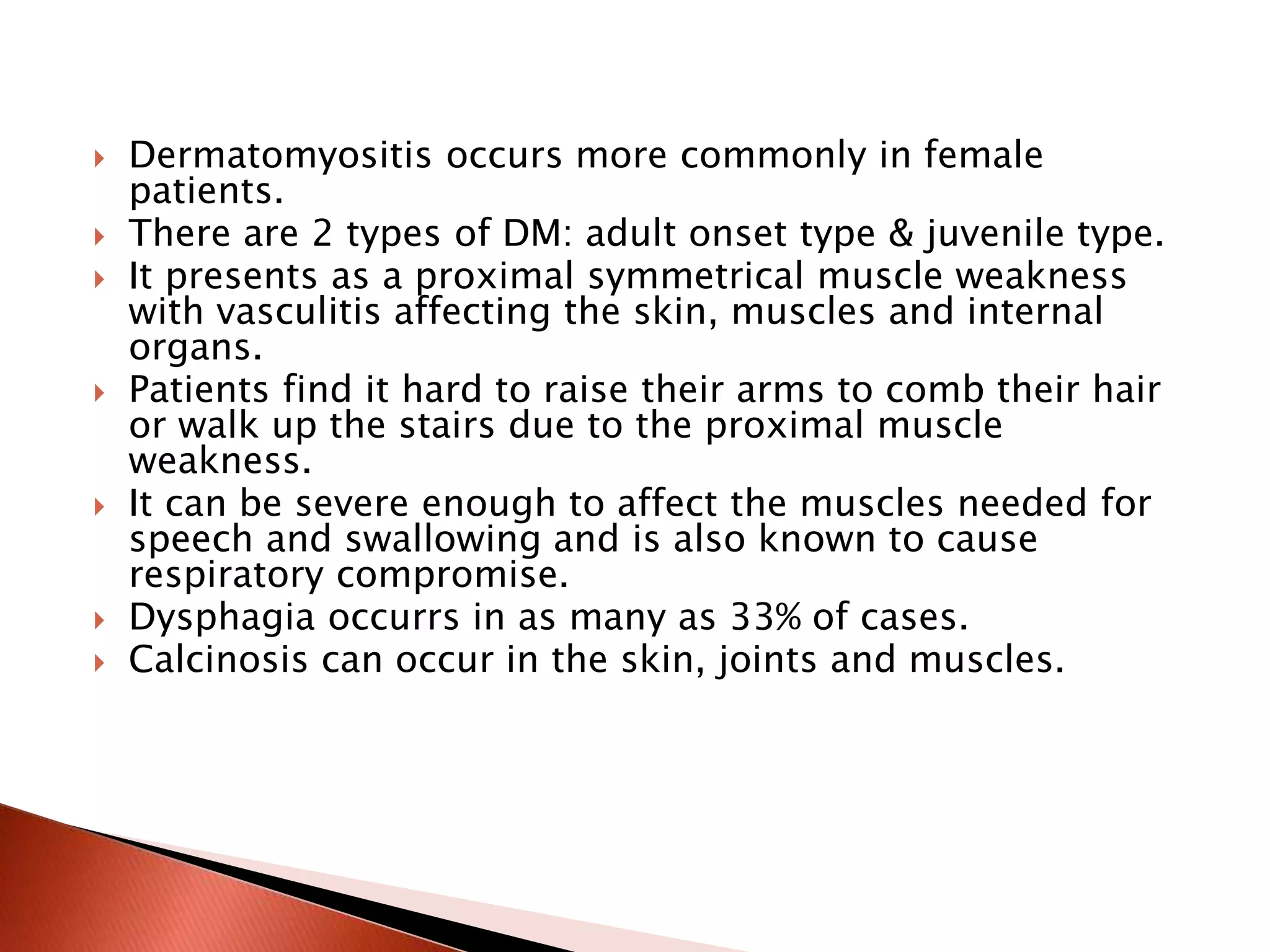 Dermatomyositis Dr. Saad Raheem Abed | PPTX | Skin and Dermatology ...