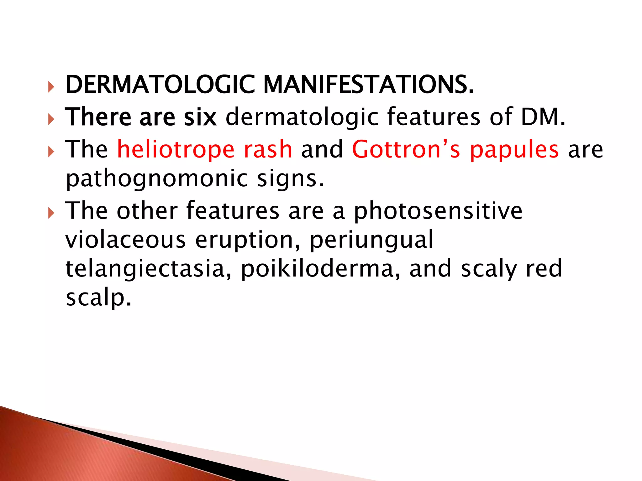 Dermatomyositis Dr. Saad Raheem Abed | PPTX | Skin and Dermatology ...