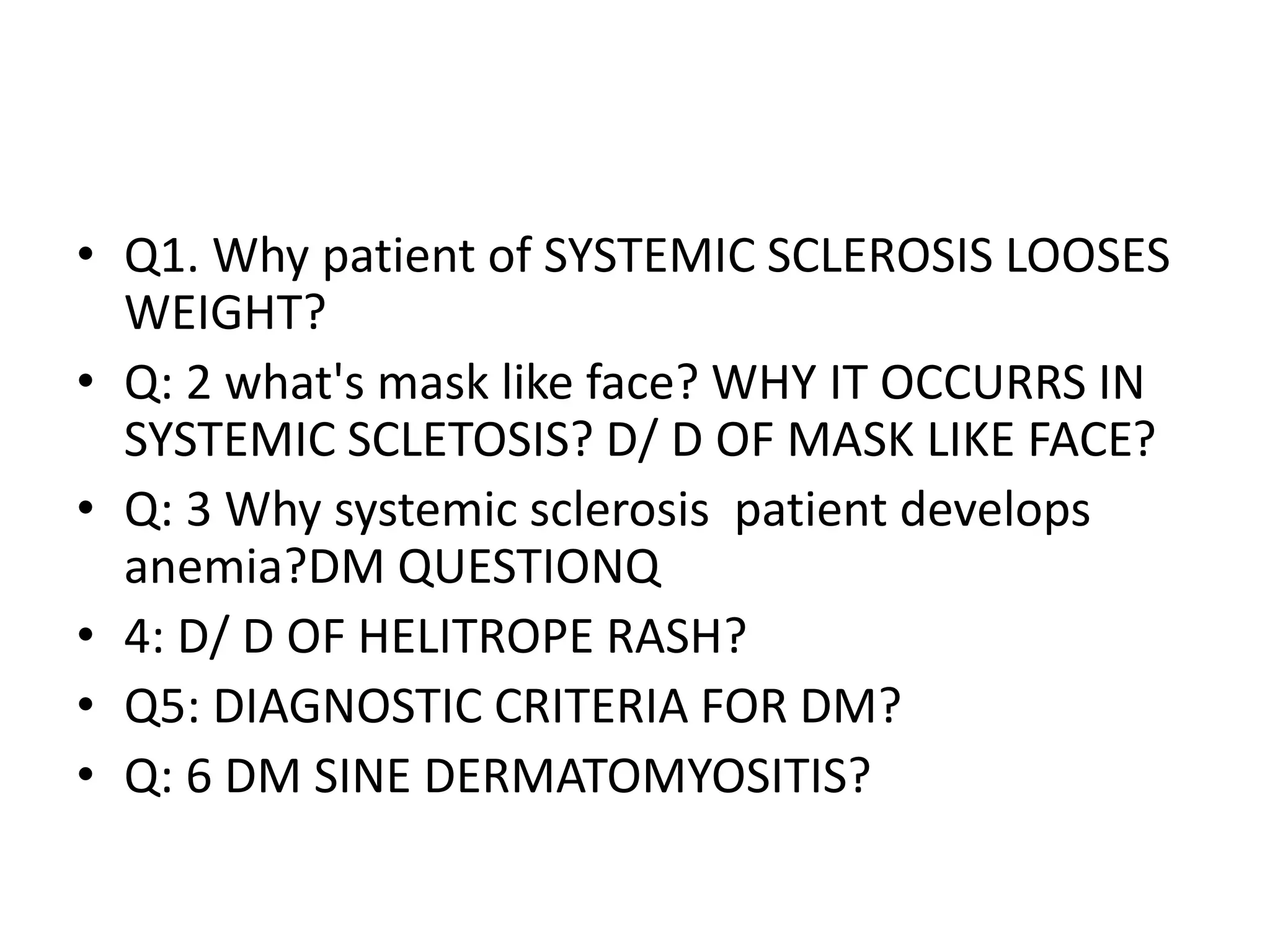 Dermatomyositis, Systemic sclerosis.pptx