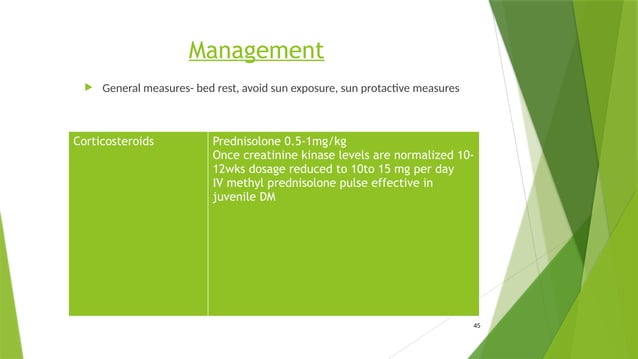 dermatomyositis clinical and diagnosis and management | PPT